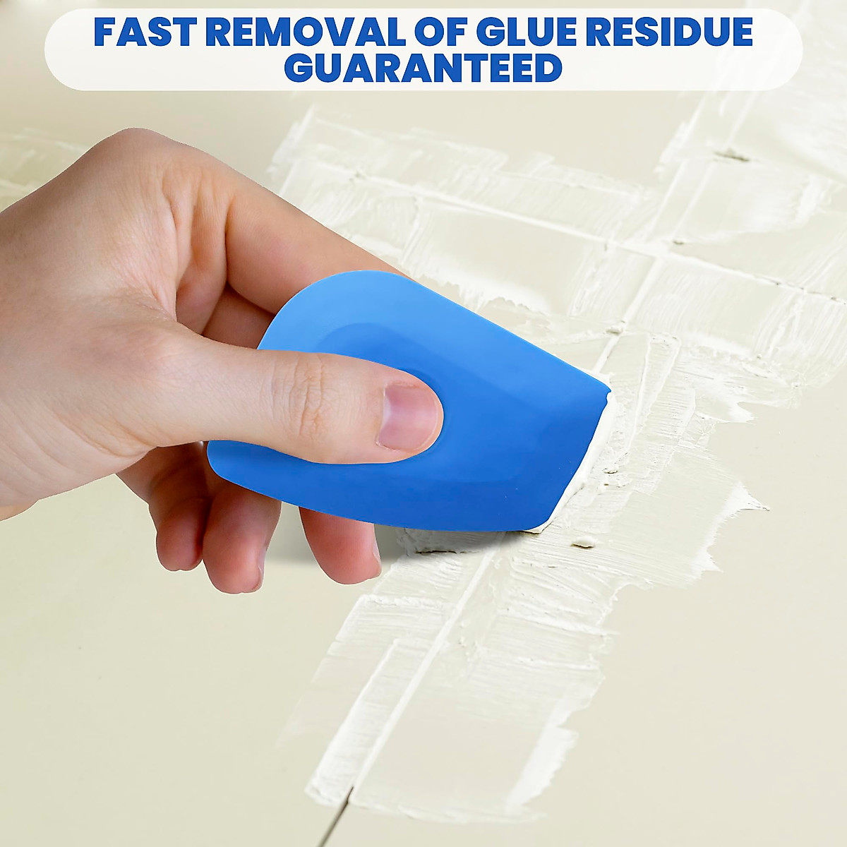 4Pcs Multi Tool Car Sticker Removal Tool - Plastic Window Sticker Remover for Cars Hard Plastic Blade Scrapers for Cleaning Tool - Household Supplies Plastic Sticker Tool Sticker Scraper for Cleaning