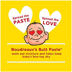 Boudreaux's Boudreaux's Butt Paste, Diaper Rash Ointment, Tube 4 oz (Quantity of 3)