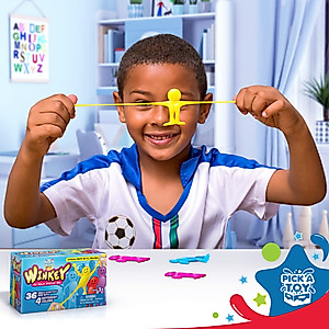 Stretchy Happy Man Toy Party Favors: Sensory Toys Set of 36 - Perfect Stretchy Toys and Small Prizes for Goody Bag Stuffers