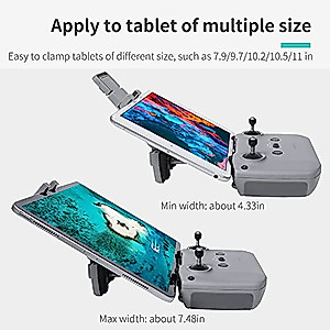 Foldable Tablet Holder for DJI Mini 3 Pro/DJI Mini 2 /Mavic Air 2/ Air 2S/ DJI Mavic 3, No Disassembly iPad Holder Stand, DJI Mini 2 Accessories, Mavic Air 2 Accessories