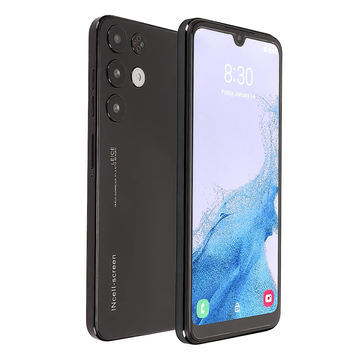 Unlocked Cell Phone for Android 6, 6.3 Inch HD Screen Smartphones, 4GB 32GB Dual SIM, Support Dual Band 5G WiFi