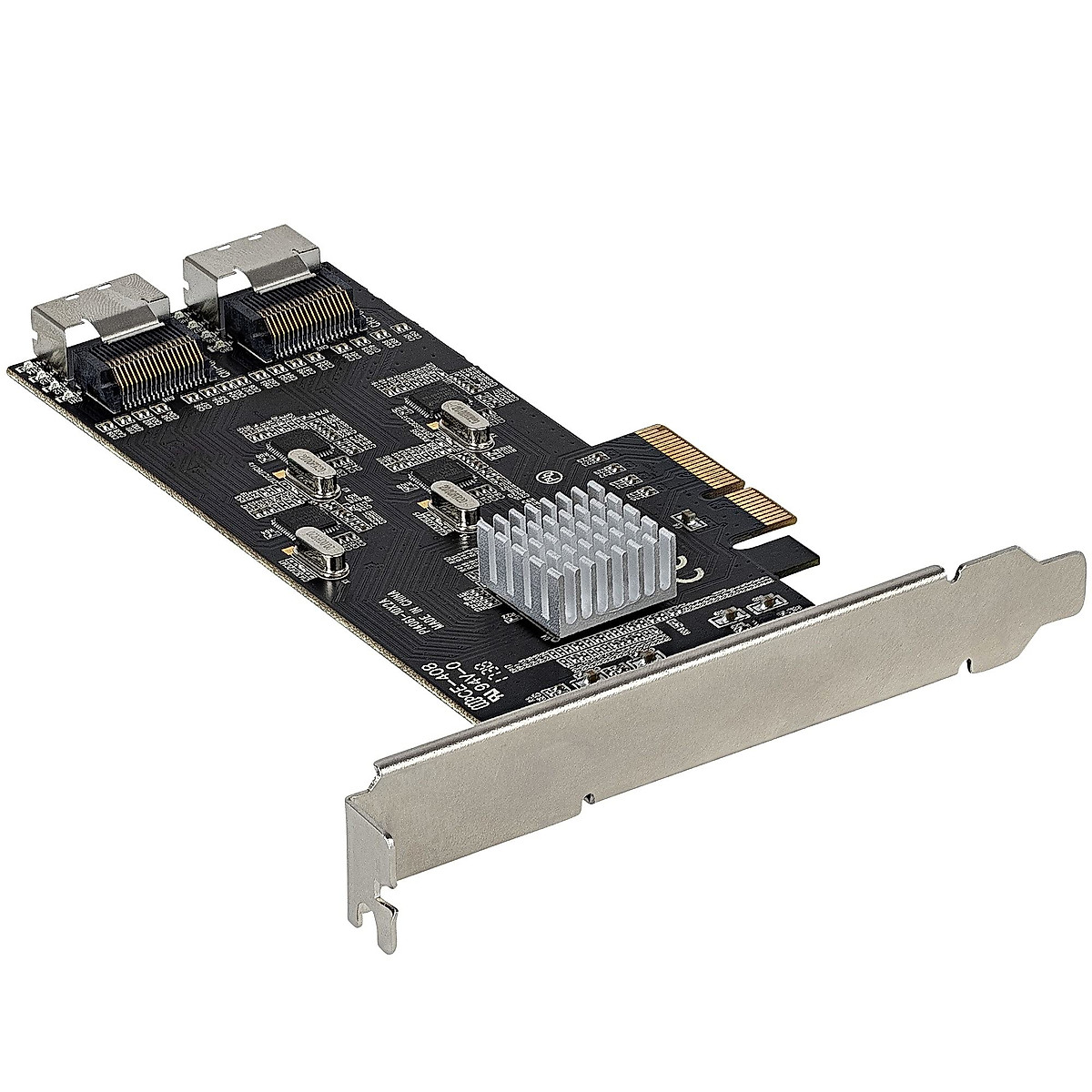 StarTech.com 8 Port SATA PCIe Card - PCI Express 6Gbps SATA Expansion Adapter Card with 4 Host Controllers - SATA PCIe Controller Card - PCI-e x4 Gen 2 to SATA III - SATA HDD/SSD (8P6G-PCIE-SATA-CARD)
