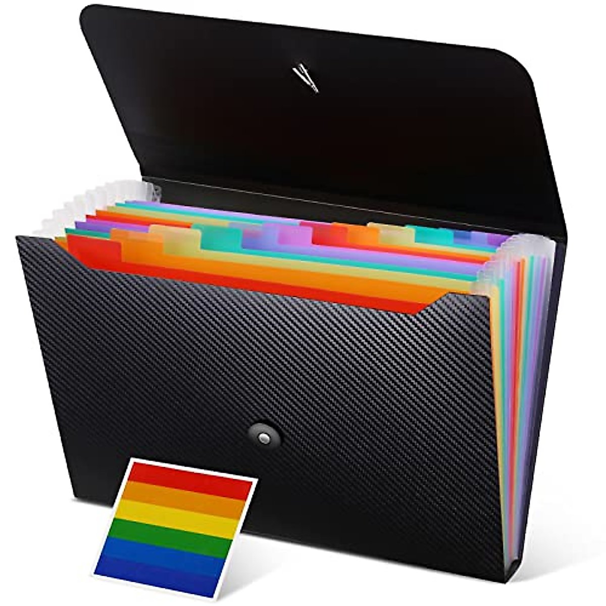 Expanding File Folder - 13 Pockets Accordion File Holder Organizer Say Goodbye to Cluttered Desks and Disorganized Documents - Get Your Home and Office Organized