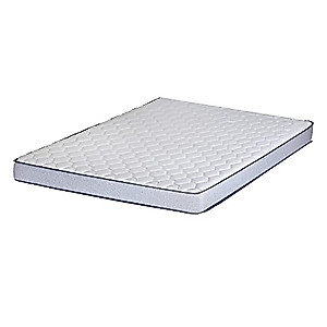 Wayton, 5/7/8/10 Inch Medium Firm High Density Foam Mattress, Comfortable Mattress for Cooler Sleep Supportive & Pressure Relief, Queen, White