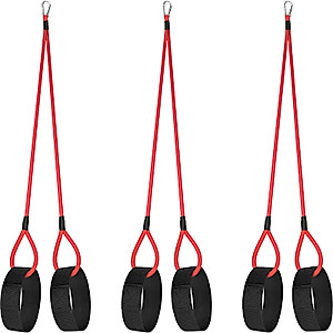 Skylety 3 Pcs Baseball Bands Baseball Resistance Exercise Bands Baseball Pitching Training Bands for Adult Baseball Training, 3 Levels(20 Lbs, 30 Lbs, 50 Lbs,Red)