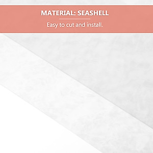 SUPVOX 2pcs Inlay Material White Mother of Pearl Shell Blanks Sheet Rectangle Inlay Material for Guitar