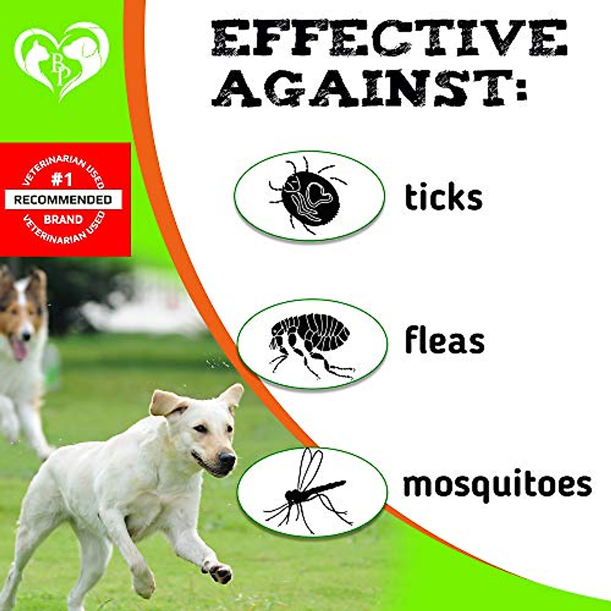 Flea and Tick Prevention Chewable Pills for Dogs - Revolution Oral Flea Treatment for Pets - Pest Control & Natural Defense - Chewables Small Tablets Made in USA… (Bacon)