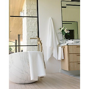 Cozy Earth White Waffle Bath Sheets