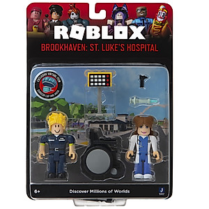 Roblox Action Collection - Brookhaven: St. Luke's Hospital Game Pack [Includes Exclusive Virtual Item]