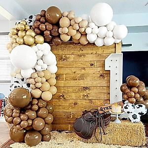 Double Stuffed White Balloon Garland - Pastel White Balloons Different Sizes 18/12/5 Inch Matte Latex Arch For Baby Shower Birthday Bridal Shower Wedding Party Decorations