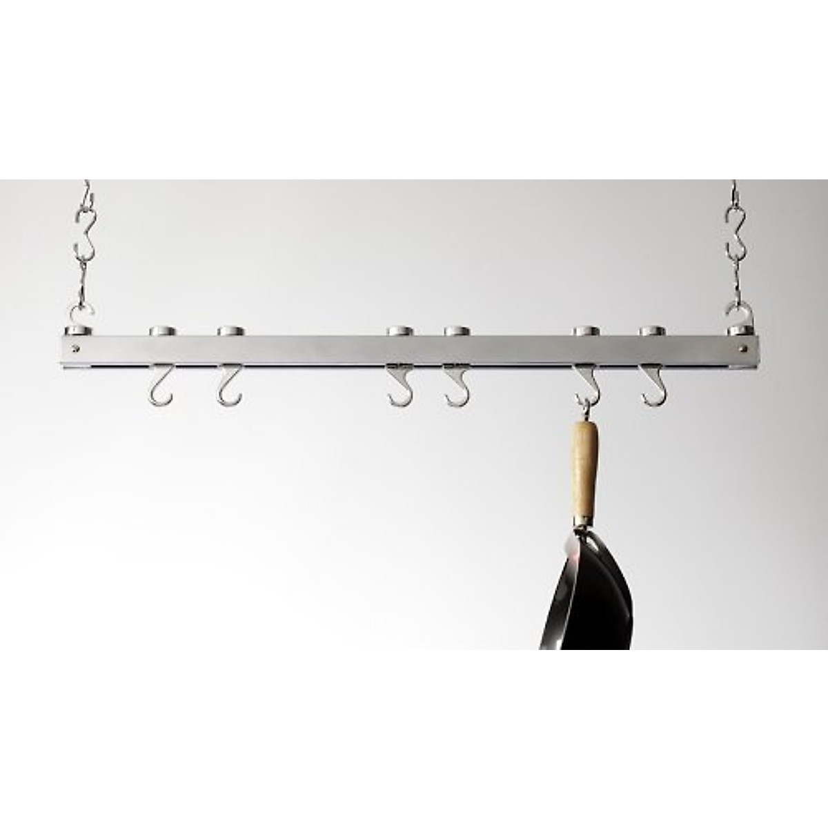 Taylor & Ng Track Ceiling Pot Rack, 36", Chrome