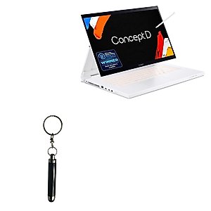 BoxWave Stylus Pen Compatible with Acer ConceptD 7 Ezel (CC715-71) (Stylus Pen Bullet Capacitive Stylus, Mini Stylus Pen with Keyring Loop for Acer ConceptD 7 Ezel (CC715-71) - Jet Black