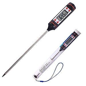 Digital Meat Thermometer Cooking Food Kitchen BBQ Probe Water Milk Oil Liquid