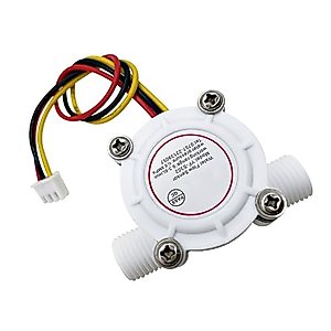 Small Water Flows Meter G1/4 Inch Connection 3.5-24V With Stable Pulses Frequency Water Flowing Monitors For Systems