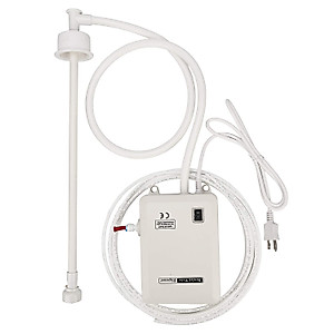 Bottled Water Dispenser Pump System - 20ft 110V AC US Plug Water Dispensing Pump with Single Inlet - Compatible Use with Coffee/Tea Machines, Water Dispensers, Refrigerators, Ice Makers