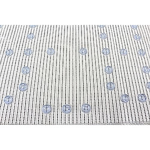 Splash Home Chevron Softee Bath Single Mat Bathtub Mat, Non-Slip Extra-Long Shower Mat with 58 Suction Cups, 36 L x 17 W Inches, Machine Washable, 100% PVC Foam - Black