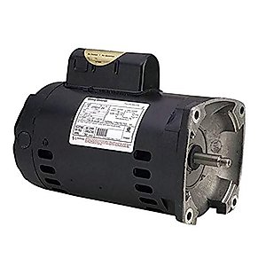 A.O. Smith B2852 3/4 HP, 3450 RPM, 1 Speed, 230/115 Volts, 5.4/10.8 Amps, 1.25 Service Factor, 56Y Frame, PSC, ODP Enclosure Square Flange Pool Motor