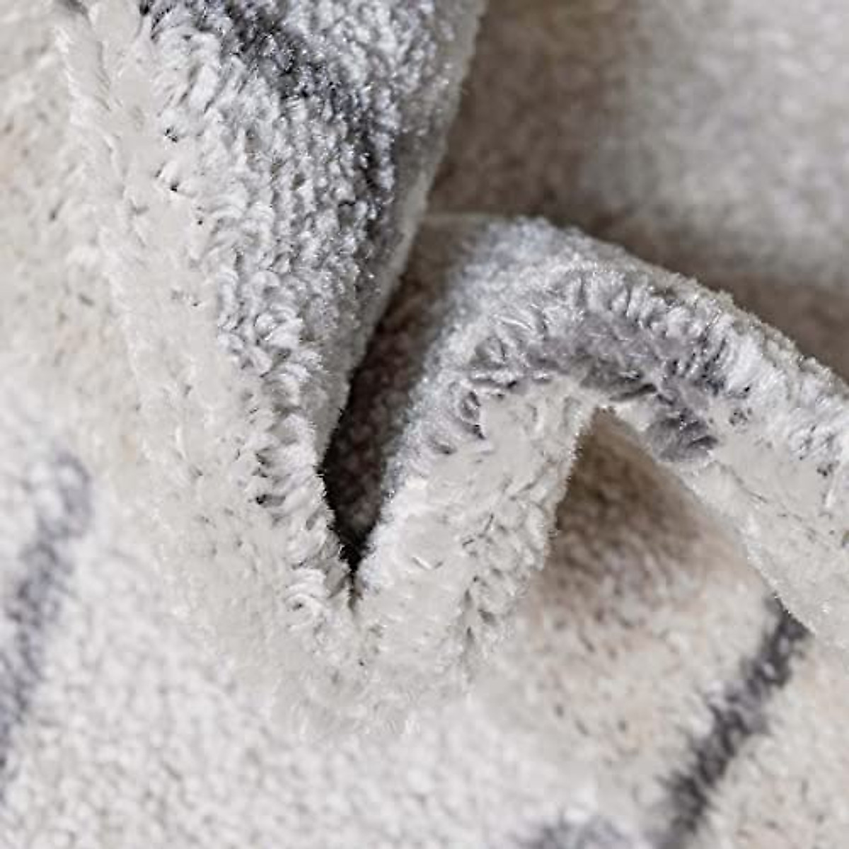 Unique Loom Trellis Frieze Collection Area Rug - Geometric (8' x 10', Ivory/ Gray)