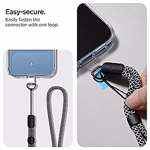 Spigen Universal Adjustable Hand Wrist Strap Phone Lanyard Compatible with Apple Airpods Pro (2nd Generation) - Black