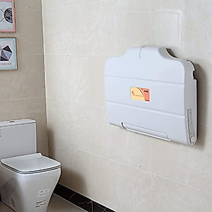 Baby Changing Station Wall Mounted, Diaper Changing Station, Fold Down Diaper Changing Table for Commercial and Public bathrooms