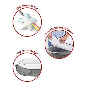 Skip Hop Baby Nest, Playful Retreat, Grey Melange