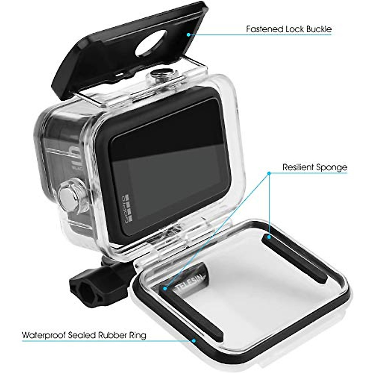 GoPro HERO9 (Hero 9) Action Camera (Black) with Premium Accessory Bundle – Includes: SanDisk Ultra 64GB microSD Memory Card, Spare Battery, Underwater Housing, Carrying Case, & Much More