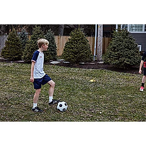 WILSON Traditional Soccer Ball - Size 5, Black/White