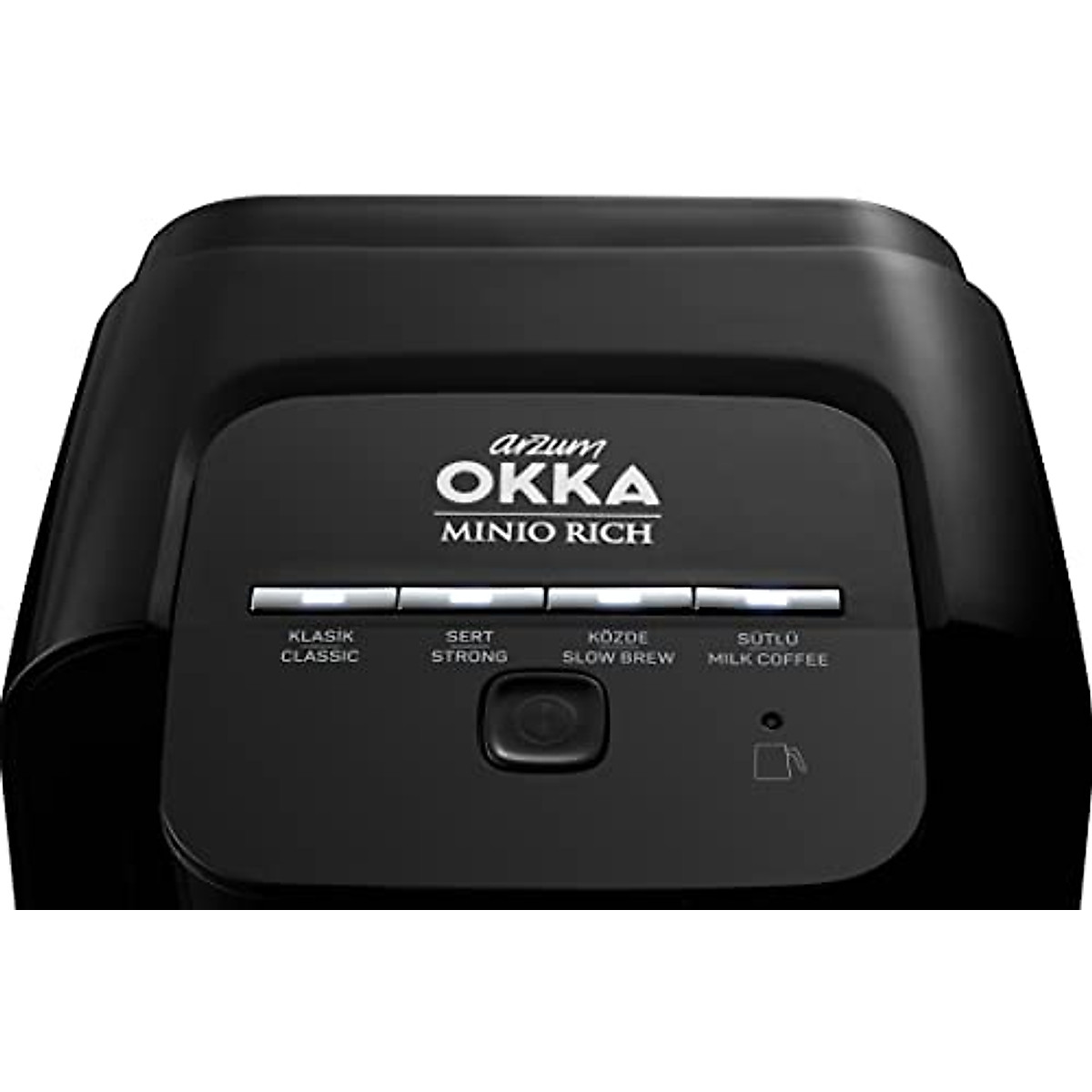 Arzum Okka Automatic Turkish Coffee and Hot Beverage Maker, Velvetiser, 120V, Black/Copper (OK0012-RUL)