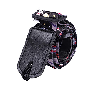 Q QINGGE Ukulele Strap Well made strap for Ukulele and kids' guitars (black)