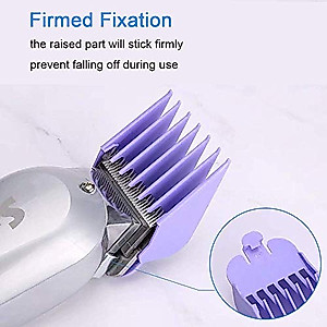 10 Color Professional Hair Clipper Coded Cutting Guards Guides/Combs- 1/16” to 1” -Compatible with Most Size Wahl Clippers