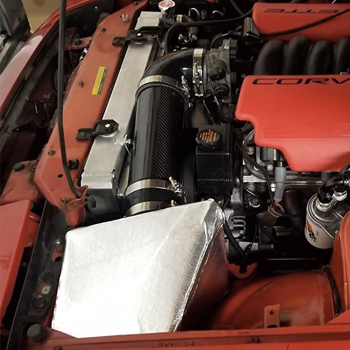 Ummickl 12'' X 24''Aluminized Heat Shield Mat Thermal Barrier Adhesive Backed Heat Blanket, Fiberglass Insulation Reflective Material High Temp Protection