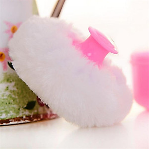 UTENEW Cosmetic Tool Baby Soft Face Body Powder Puff Sponge Box Container Case (pink)