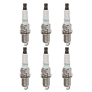 Vplus Platinum Spark Plug Set of 6, Replaces# 4504, PK20TT, S2000RC9YC, ZAP121200, ZM0218110