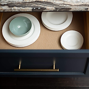 Duck Non-Adhesive Shelf Liner Select Grip EasyLiner, 20-Inch x 6-feet, Brownstone