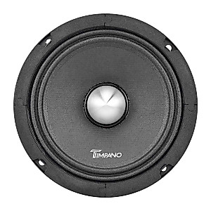 Timpano 6.5 Midrange Speaker TPT-MR6-4 Bullet 500 Watts, 4 Ohm, Shallow Mount 6.5 Inch Speakers PRO Audio Mid Range Loud Speaker (Single)