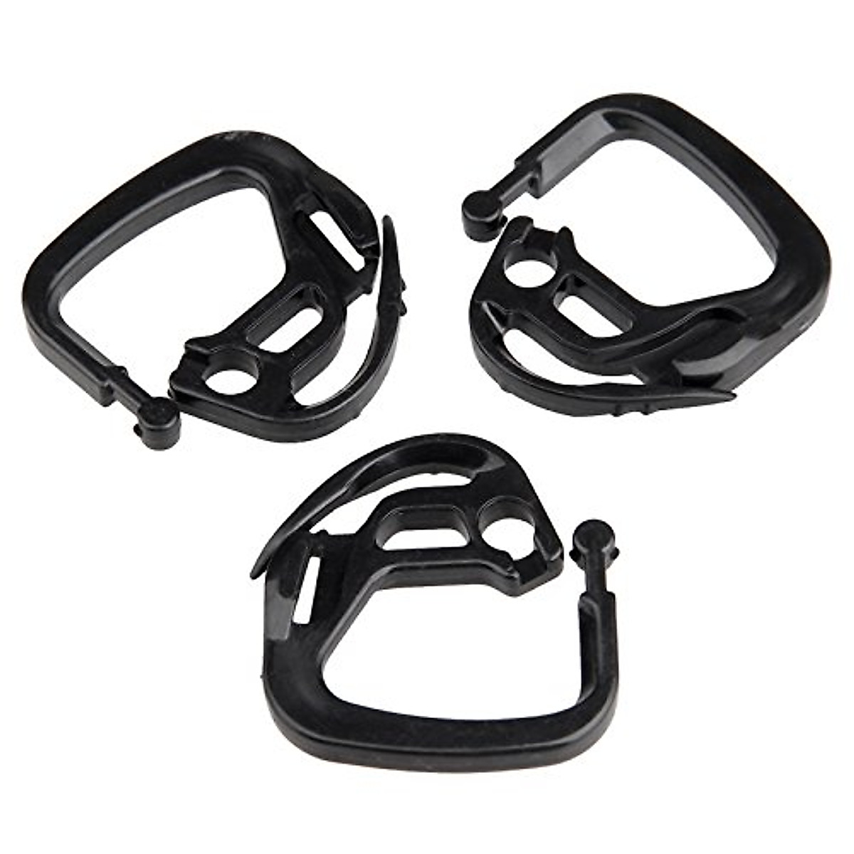 Mtsooning 50PCS Shade Cloth Clips, Black Net Clip Hooks, Universial Plastic Clamps for Sun Shade Net/Anti-Bird Net/Garden Net/Rope/Canopy