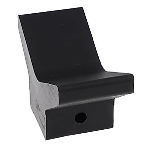 Kesoto 6 Inch Mounting Width Boat Trailer Non Marking Black Molded Rubber V Bow Stop