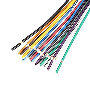 X AUTOHAUX Car Stereo CD Player Wiring Harness Wire Radio Adapter Install Plug 16 Pins for Kenwood