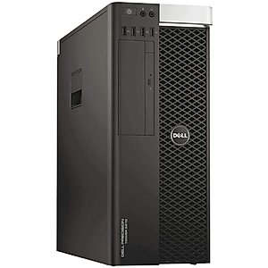 Precision T5810 Gaming/Studio/Music Production Workstation, Intel E5-1650 v4 6-Core up to 4.0GHz, 32GB RAM, 1TB NVMe M.2 SSD + 3TB, GeForce RTX 2060 6GB, USB 3.0, Windows 10 Pro (Renewed)
