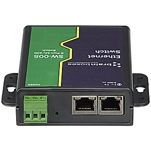 Brainboxes Switch - 5 Ports - DIN Rail mountable (SW-005)