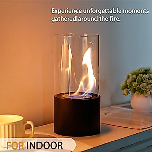 Tabletop Fire Bowl Pot Indoor Outdoor Portable Tabletop Fireplace Clean Burning Bio Ethanol fire Pit…
