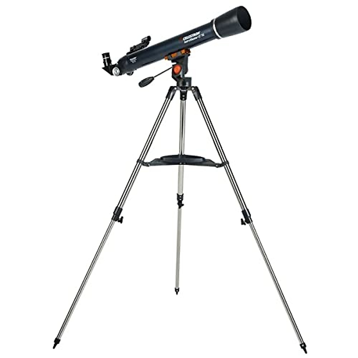 Celestron – AstroMaster LT 70AZ Refractor Telescope – Easy-to-Use Telescope for Beginners with Full-Height Tripod Included – BONUS Astronomy Software Package