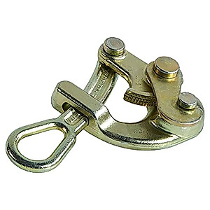 Klein Tools 1604-20L Grip, Made in USA, Haven's Grip Wire Pulling Tool with Swing Latch Wire to 0.125-Inch, Maximum 5000-Pound