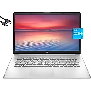 HP 2023 Newest Pavilion 17.3 HD+ IPS Laptop Computer, 11th Gen Intel 4-Core i3-1125G4(Beat i5-1035G4), 32GB RAM, 1TB PCIe SSD, Intel UHD Graphics, HDMI, WiFi, Bluetooth,Win11 S, w/Fauqibey HDMI Cable