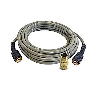 Simpson Cleaning 40226 Morflex Series 3700 PSI Pressure Washer Hose, Cold Water Use, 5/16 Inch Inner Diameter, 50 Feet, Natural