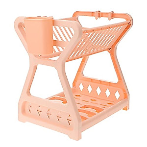 Kitchen dish drying rack Tableware Drain Holder Dish Plate Drying Rack Utensil Dinnerware Strainer Stand Multifunctional Dish Storage Organizer for dish storage rack Kitchen plastic dish drainers