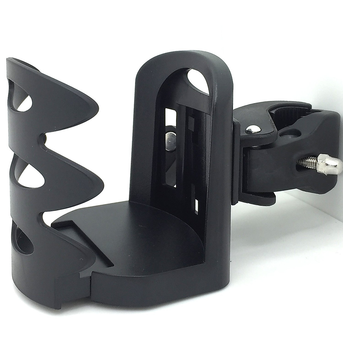 ChargerCity 360° Rotation Musician Drinks Water Cup Holder Clamp Handle Bar Pole Clamp Mount for Music Instrument Mic/Boom Microphone Stand (Fits all cup up to 2.75 inch)