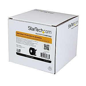 StarTech.com 95mm Socket T 775 CPU Cooler Fan with Heatsink - socket 775 cooler - lga 775 cooler - 775 cpu cooler (FAN775E),Black
