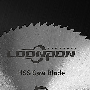 JIUNENG 3 Inch HSS Circular Saw Blade, 3/8 Inch Hole High Speed Steel Cutting Disc for Cutting Wood Plastic Metal,1Pcs