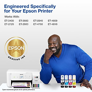 EPSON T522 EcoTank Ink Ultra-high Capacity Bottle Yellow (T522420-S) for Select Epson EcoTank Printers